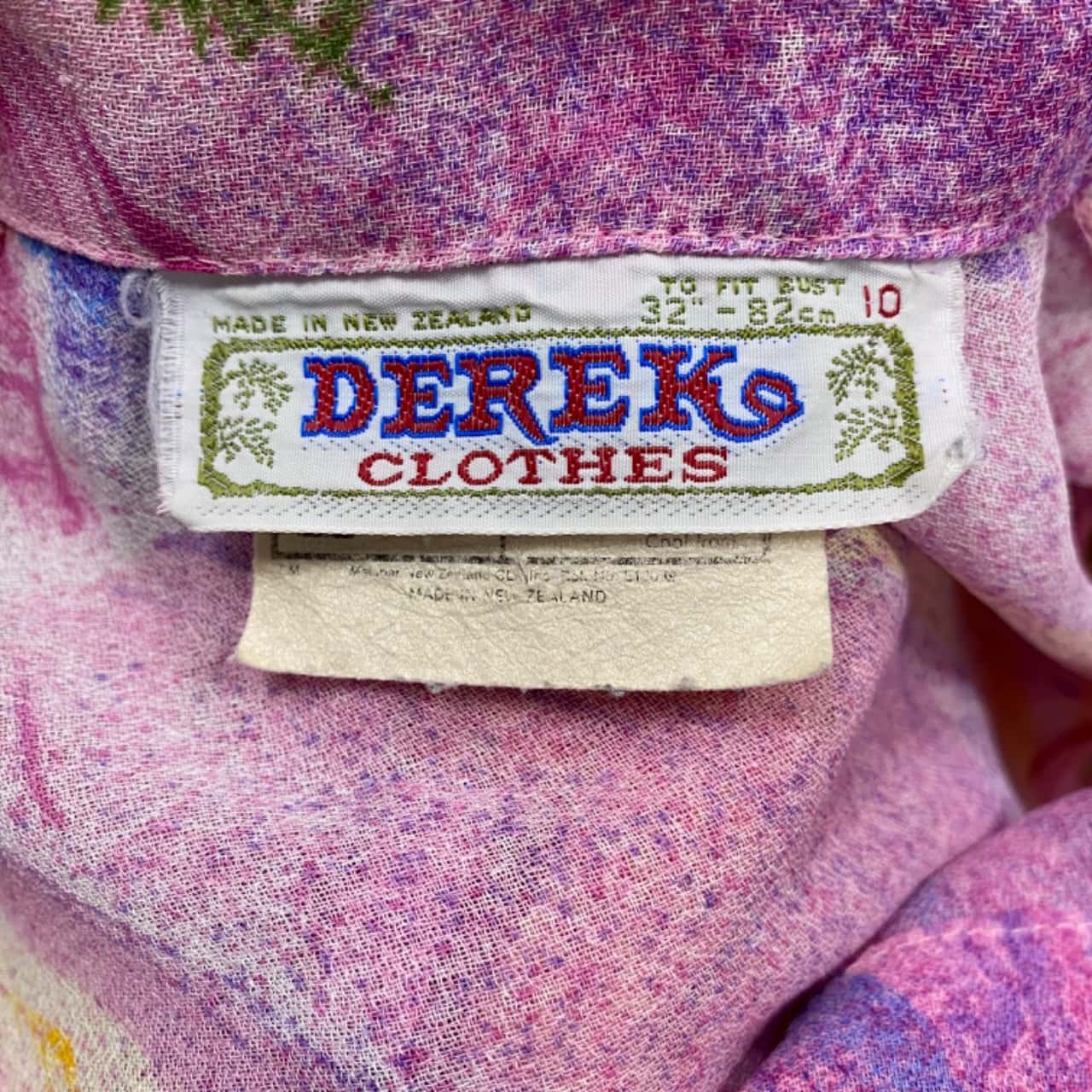 Vintage Derek Clothes Size S Pink Multicoloured Midi Dress(s)