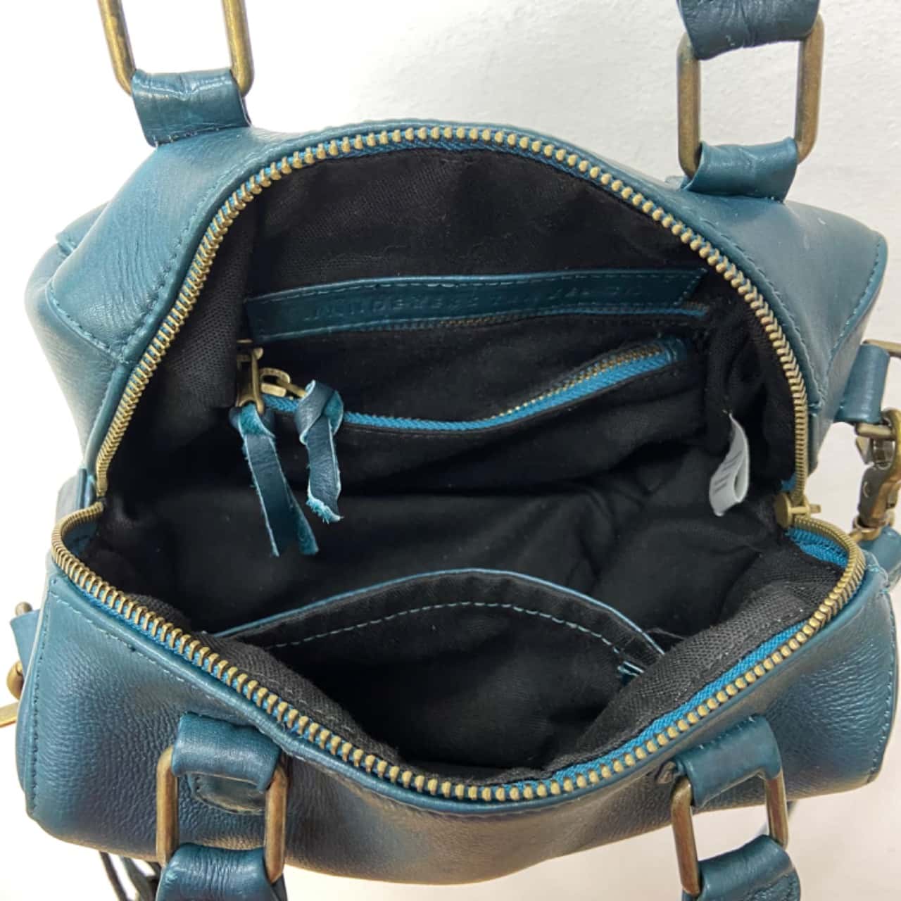 Wanderers Travel Co. Sofia Handbag and Purse Set Green Leather(s)