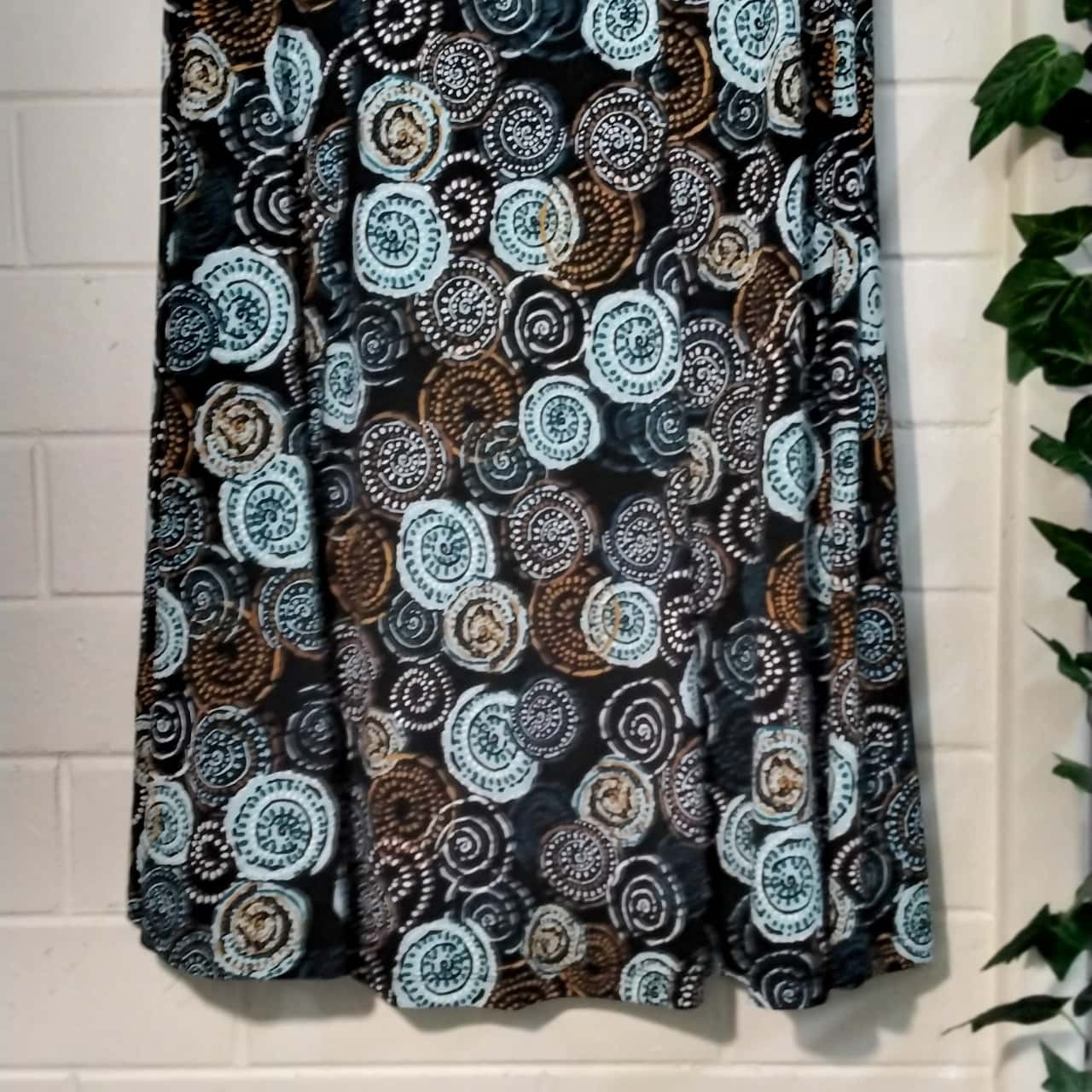 Noni B Womens Size 12 Black / Pattern Skirt RRP $89.99(s)