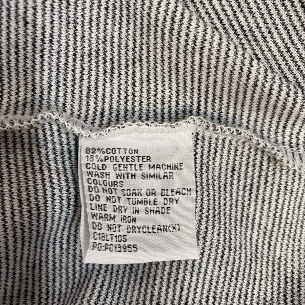 Mens Connor long sleeve top grey & cream size XL New