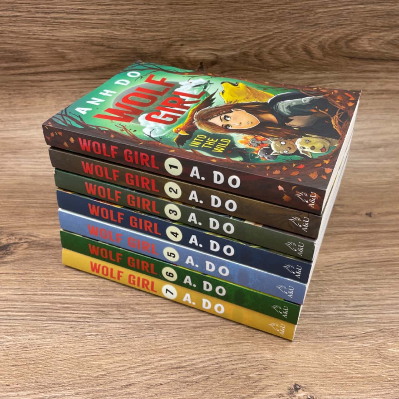 “Wolf Girl” Series 1-7 Anh Do Novels (s)