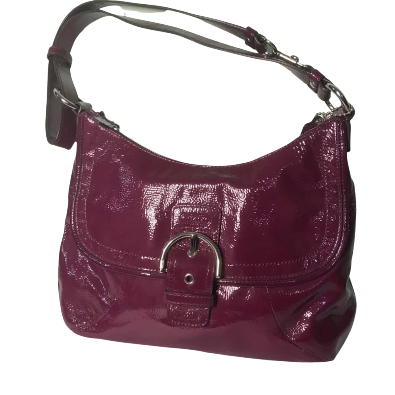 Coach Womens Handbag Purple approx 35 cm x 30 cmx 10 cm gusset(s)
