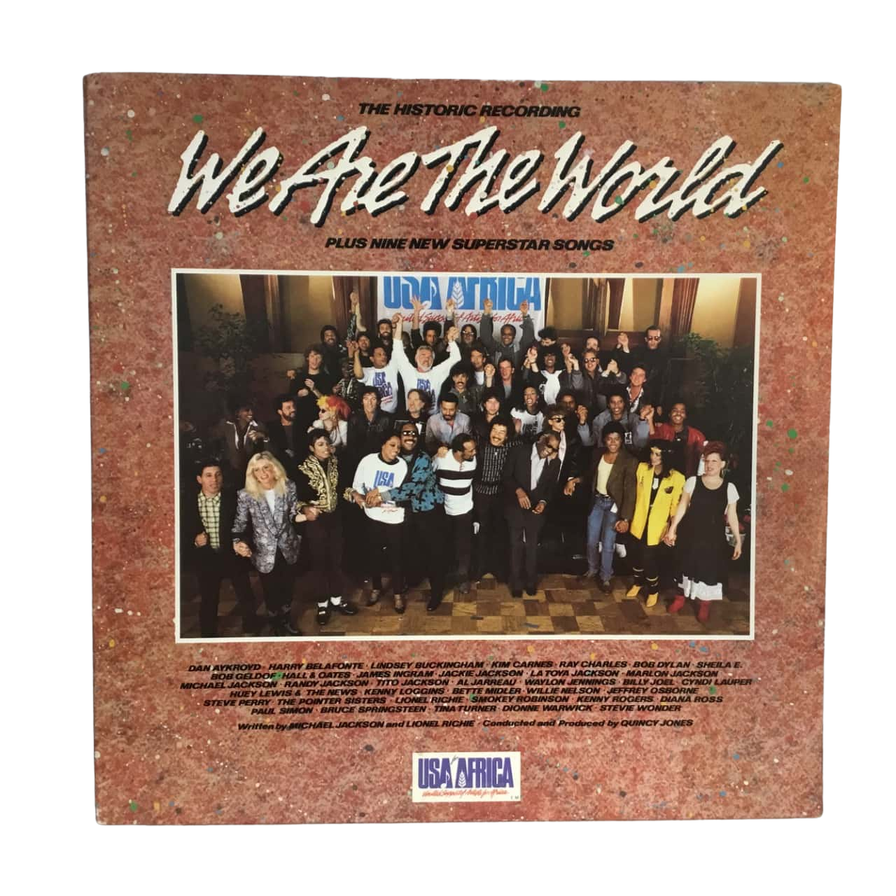 Vintage We are the World Record. USA for Africa