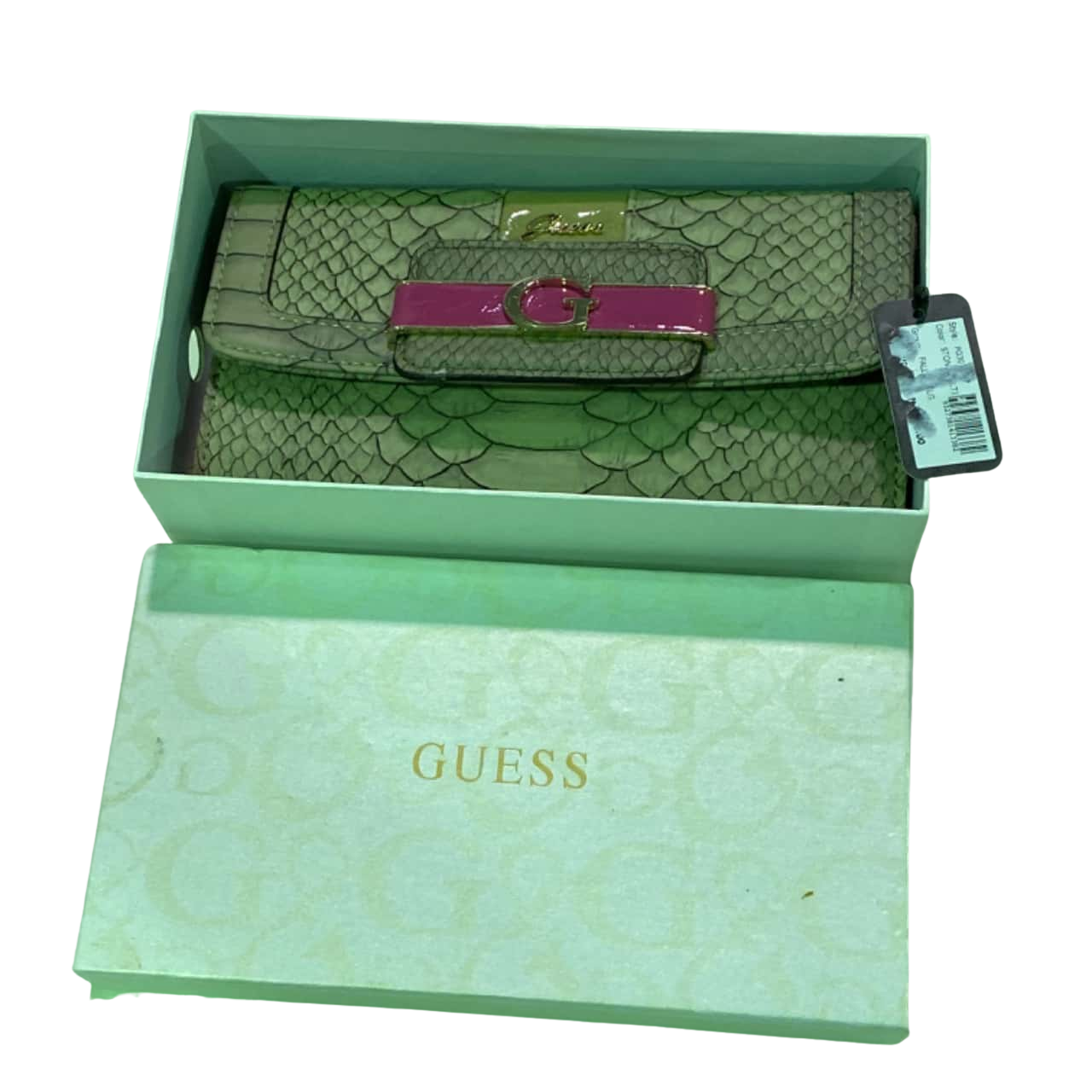 Guess Womens Purse Brown / Gold / Pink (s)