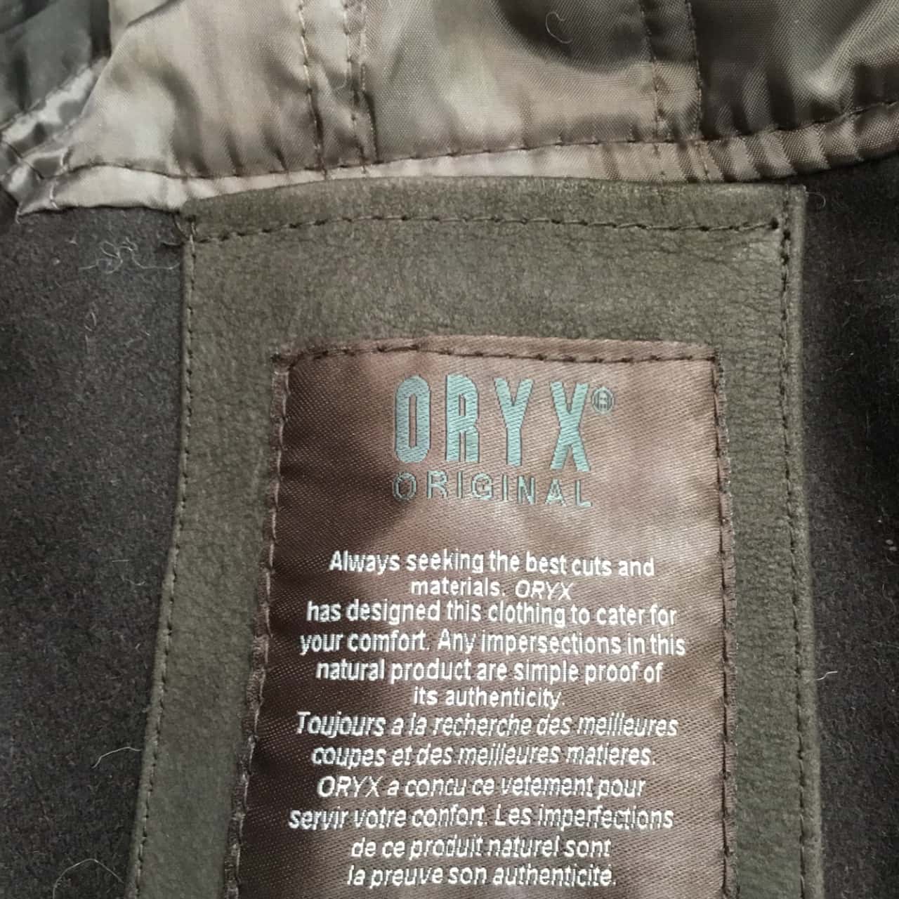 *EOFY SALE* Men’s ORYX Original Size 4XL Leather Jacket(s)
