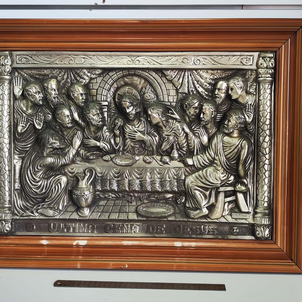 Pressed Metal Religious Wall Art (s)