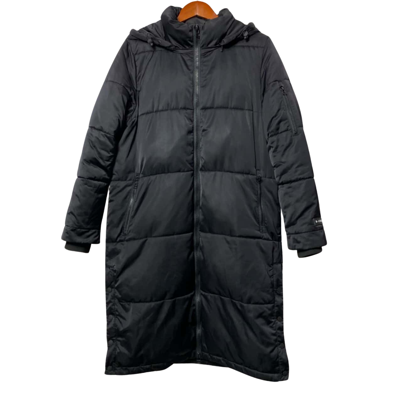 Women’s Decjuba D-Luxe Size M Long Black Puffer Jacket (s)