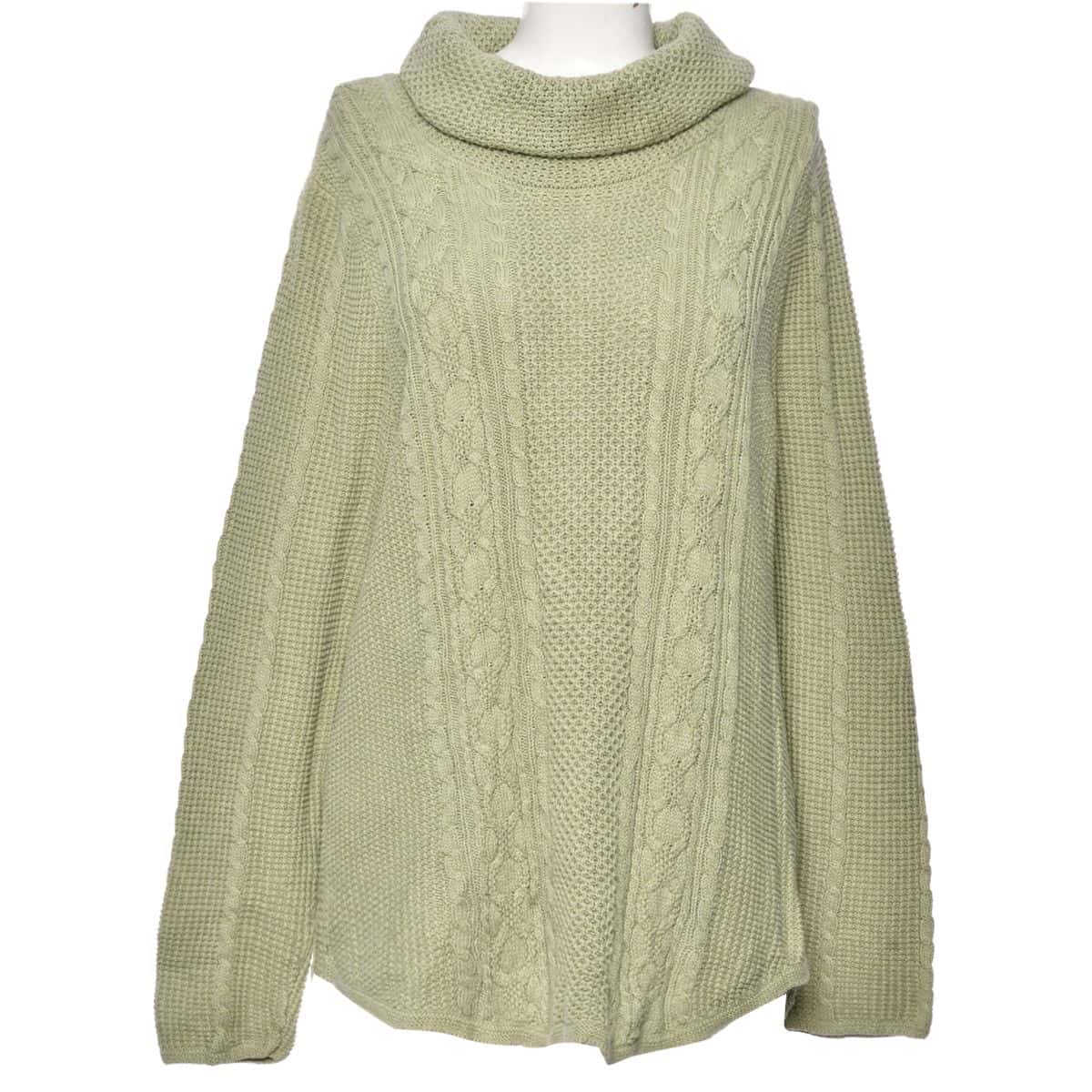 Jeanne Pierre Womens Size XXL Turtleneck Knit Green(s)