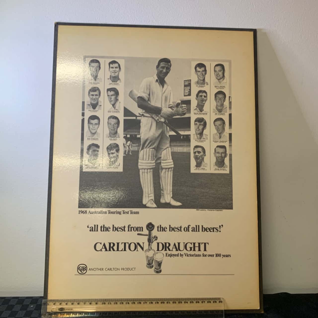 1968 Australian Touring Test Team, Carlton Draught Poster(s)