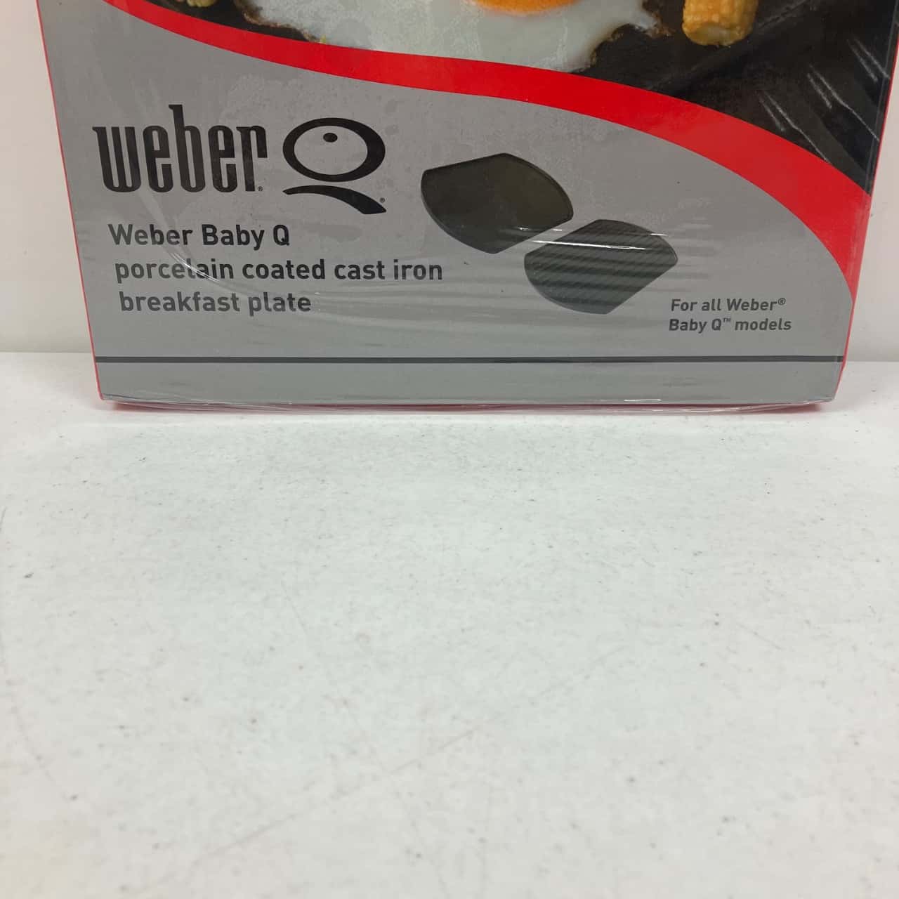 Weber Q/Weber Baby Porcelain Coated Cast Iron Breakfast Plate