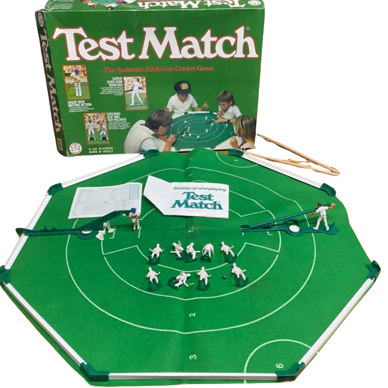 Vintage Test Match Cricket Game. Not Complete
