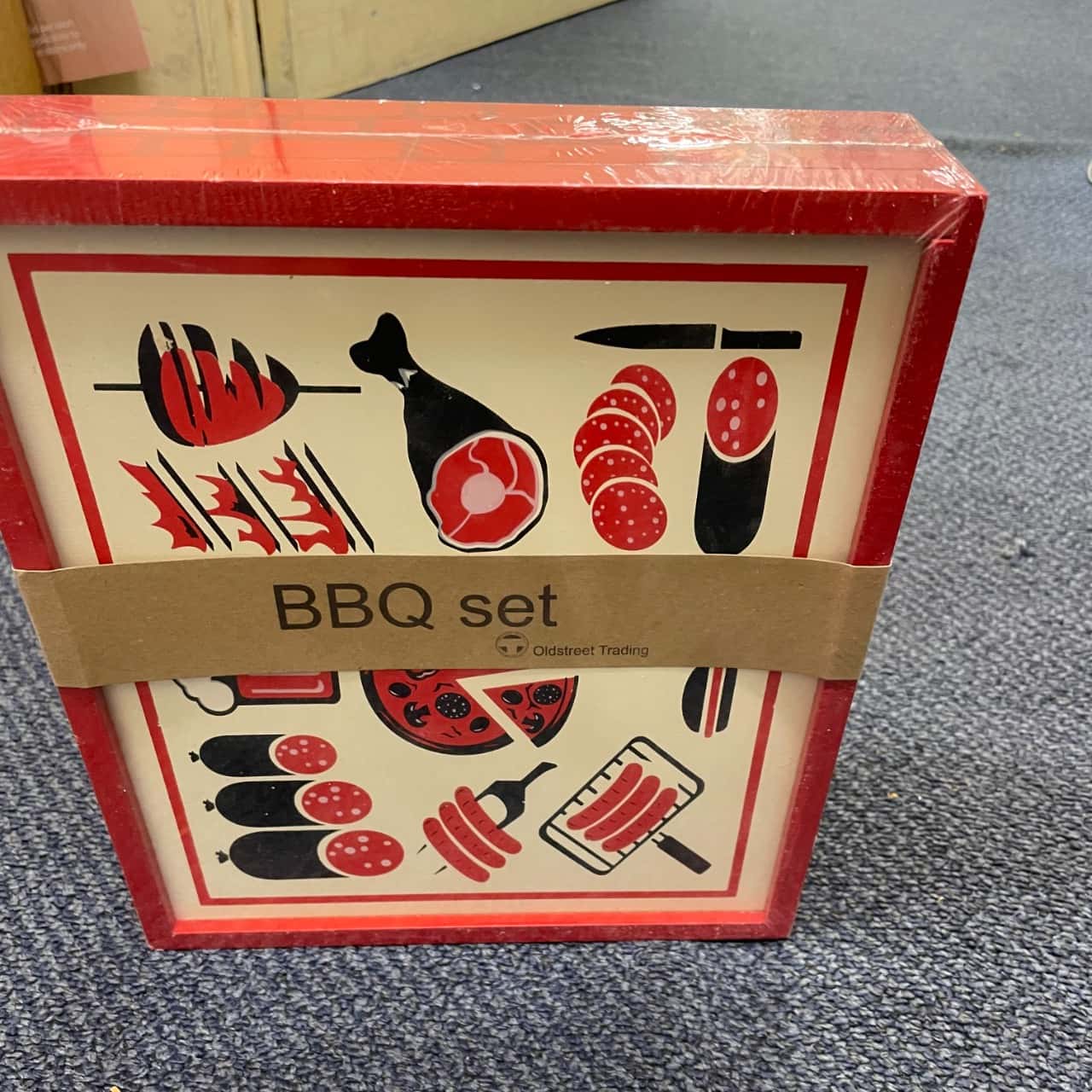 Wooden food set: BBQ Set.(s)
