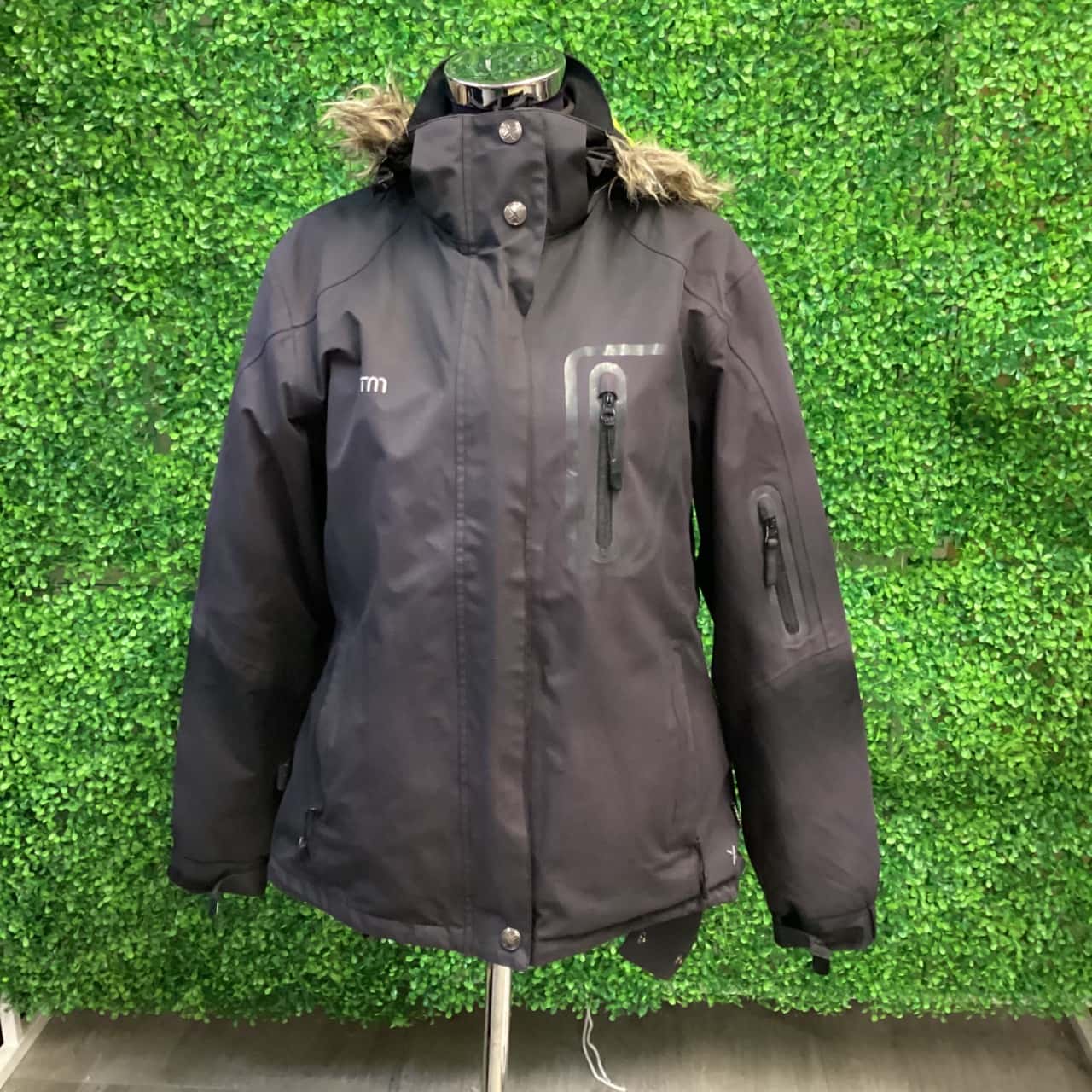 XTM Performance Womens Size 12 Performance Snow Jacket Green / Grey