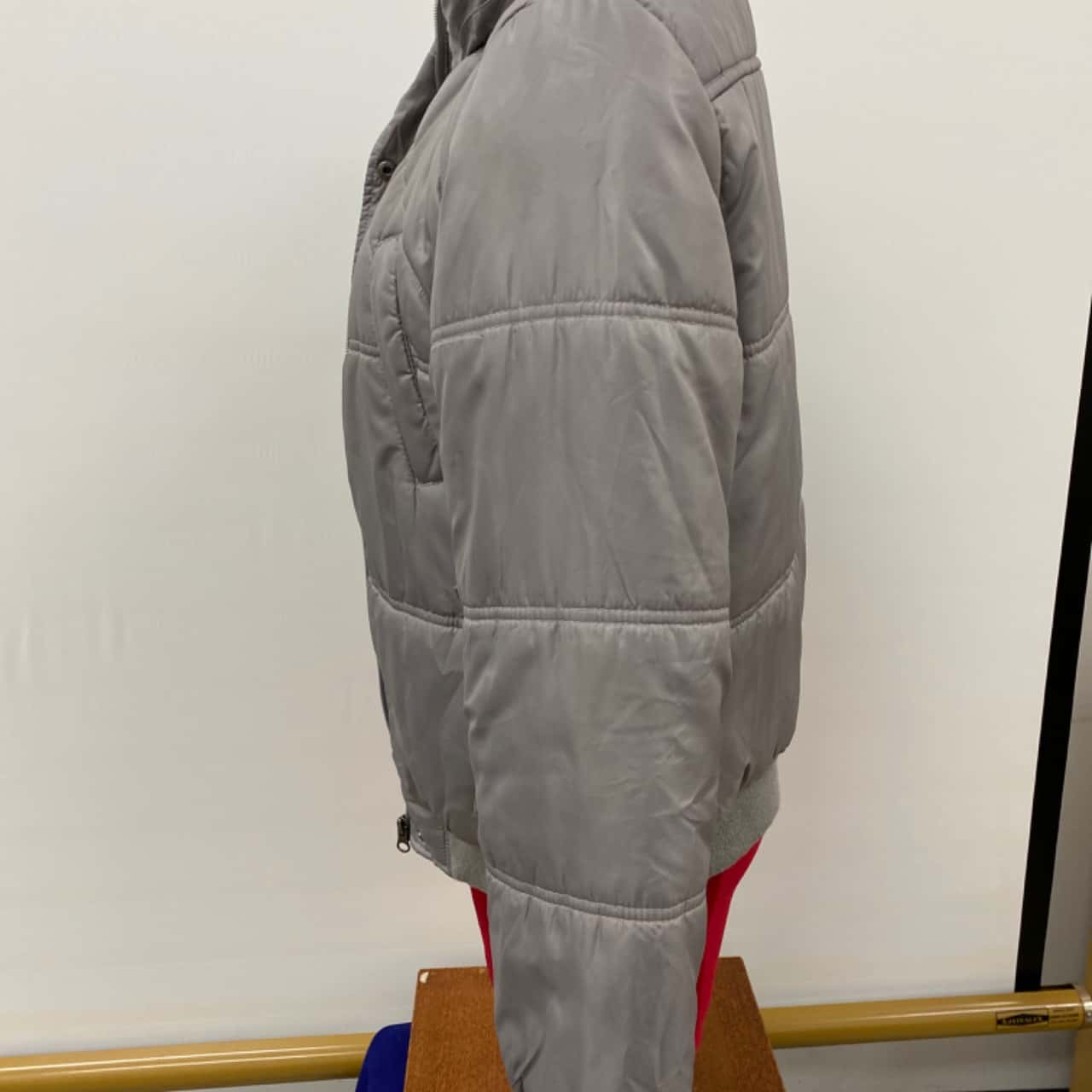 Witchery Womens Size M Bomber Jacket Grey (s) - Used Good | Salvos Stores