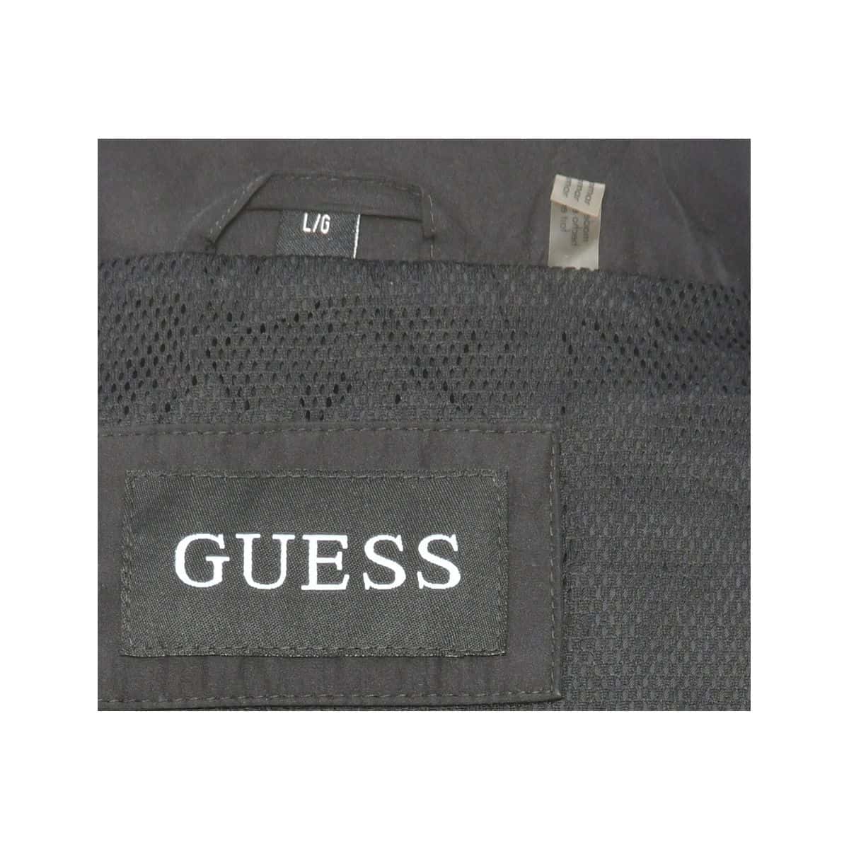 Guess Men's Size XL Hooded Winter Jacket Black (s)