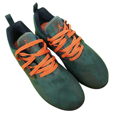 JORDAN Nike Jumpman Orange Green Shoes Kicks Sneakers size: 10 US and ...