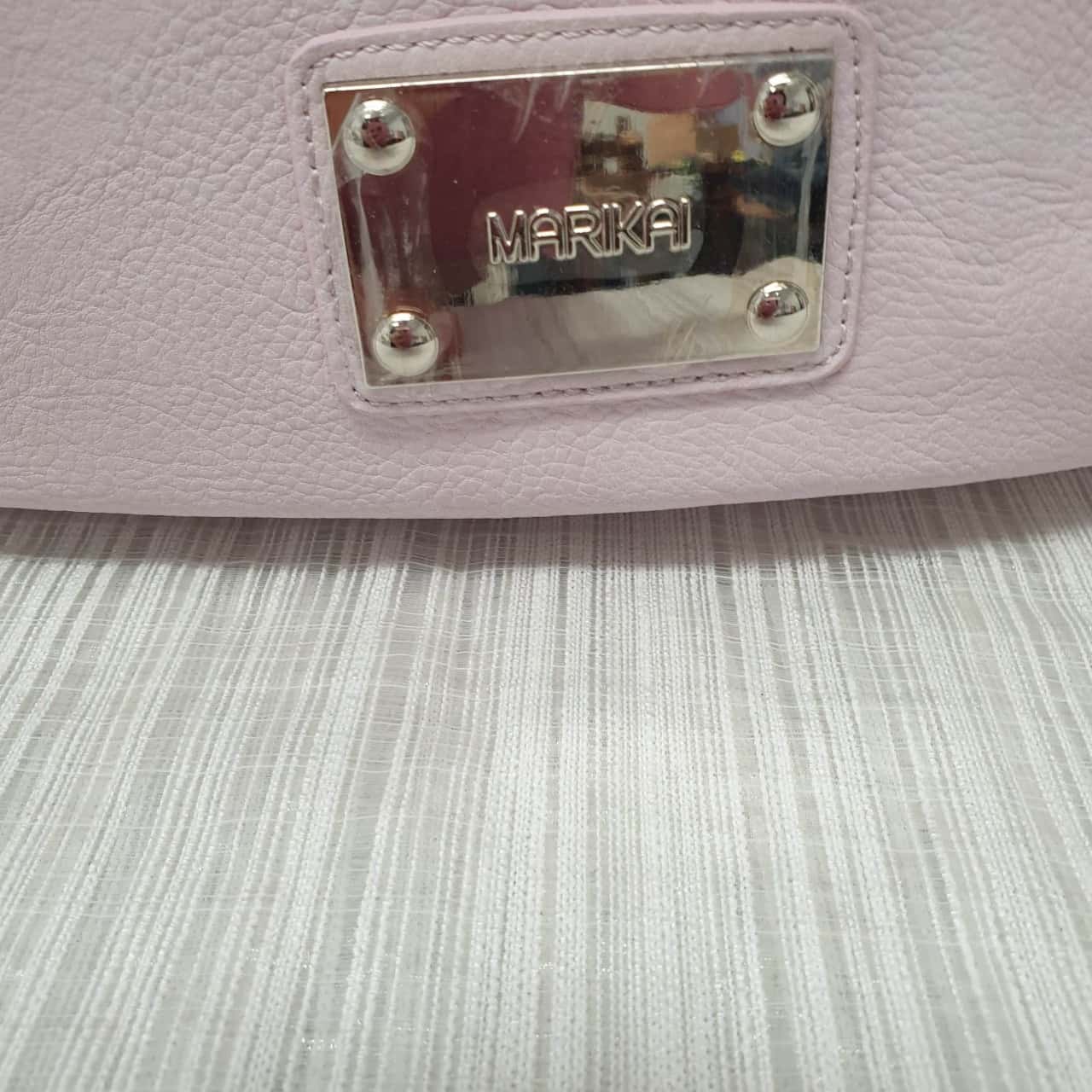 Marikai Gorgeous Pale Pink 3 Pocket Bucket Style Tote Handbag ...