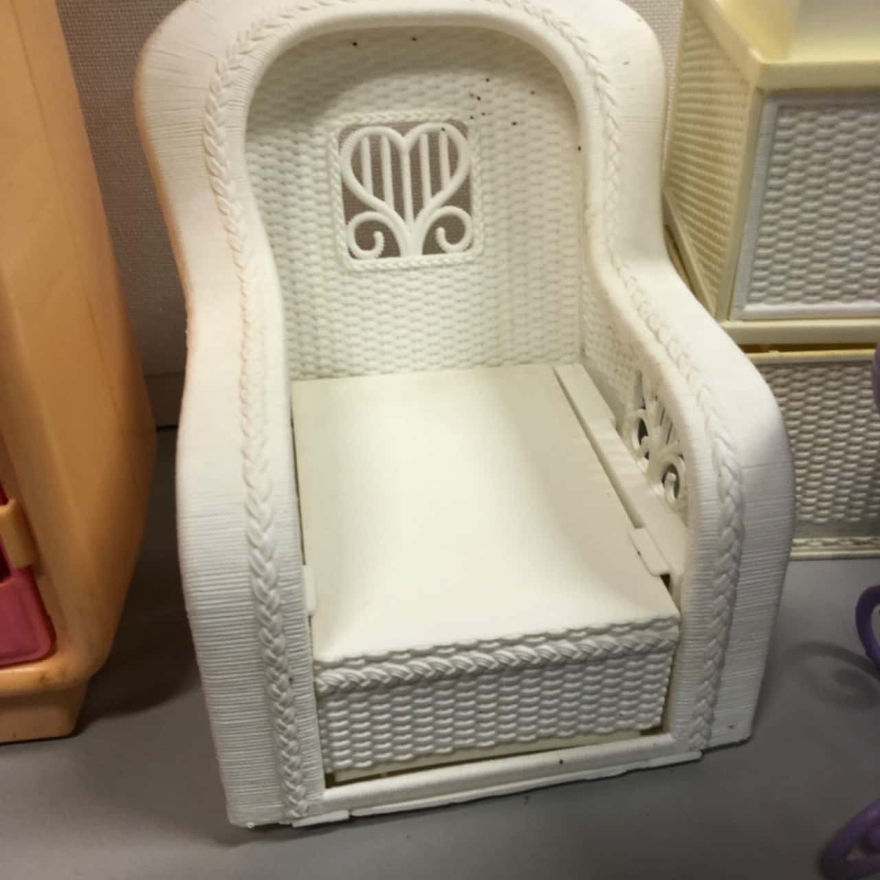 Vintage Barbie furniture Bundle robe chair bed sofa outdoor setting in ...