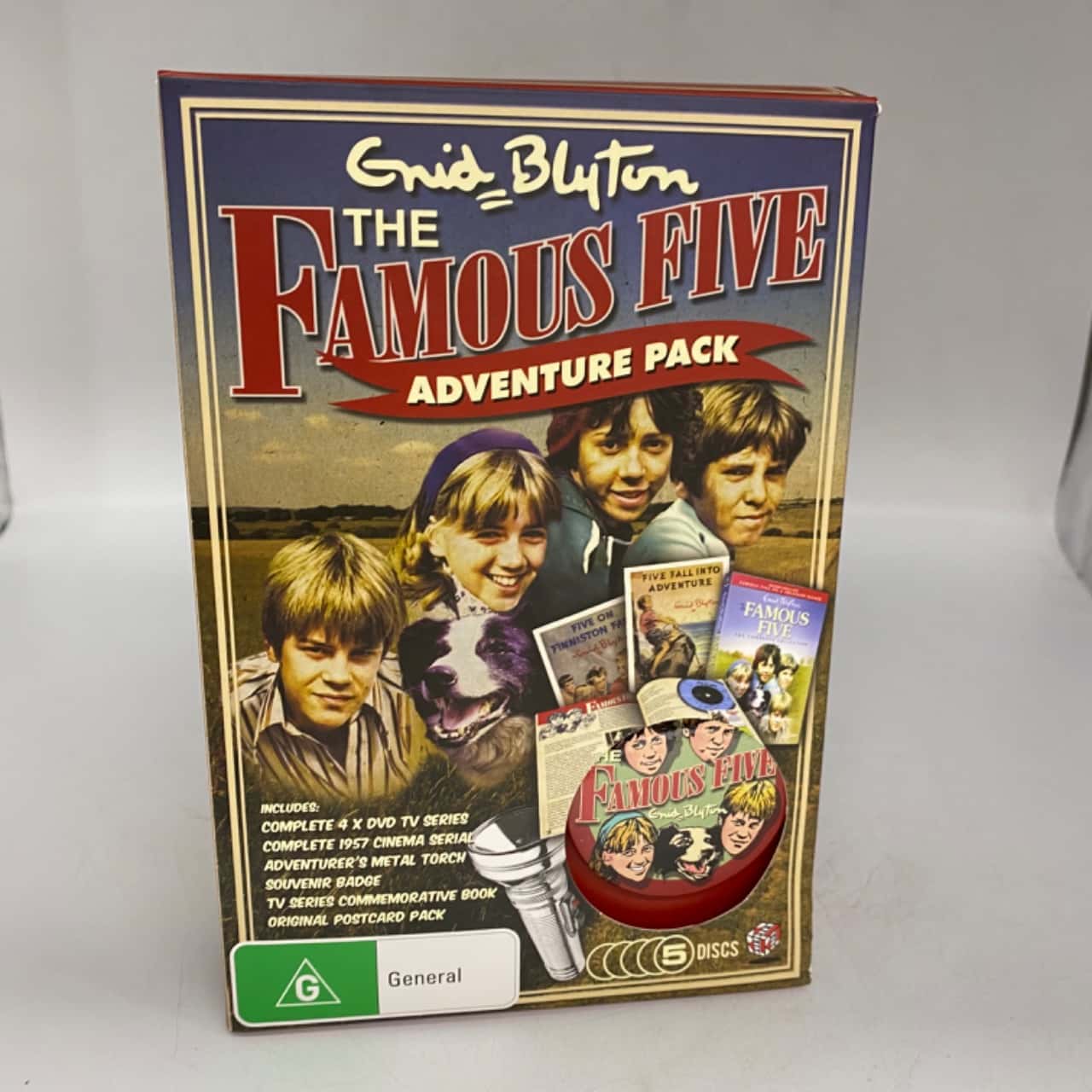 Enid Blyton Box Set The Famous Five Adventure Pack Contains 5 DVDs ...