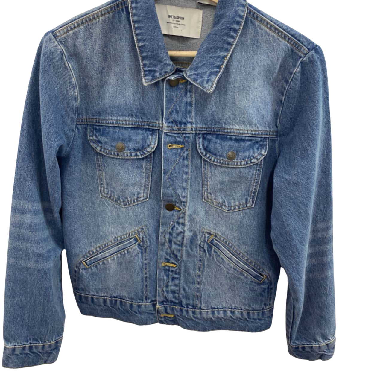 Oneteaspoon Mens Size M Denim Jacket Blue (s)