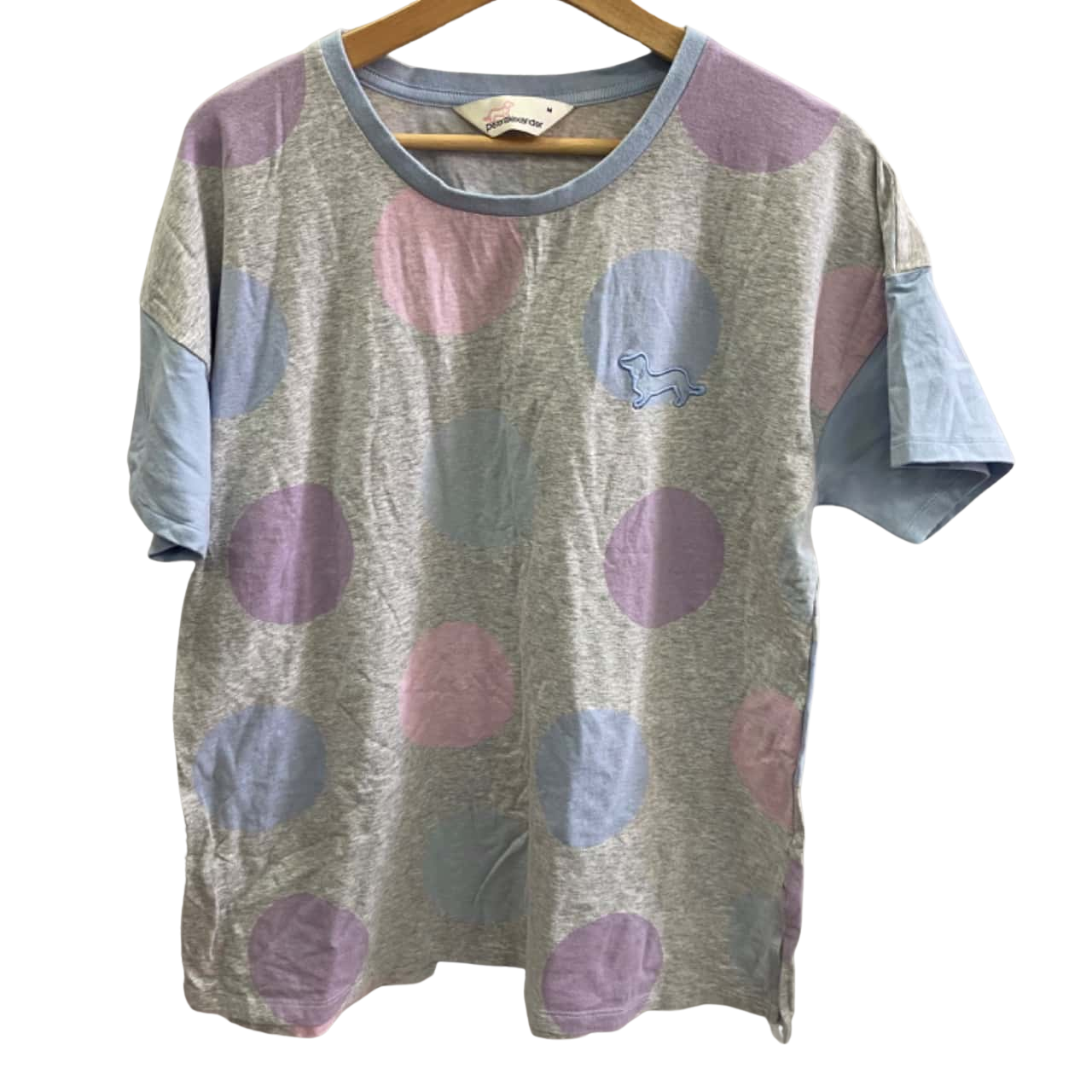 Peter Alexander Womens Size M Short Sleeve Top Grey / Multicoloured ...