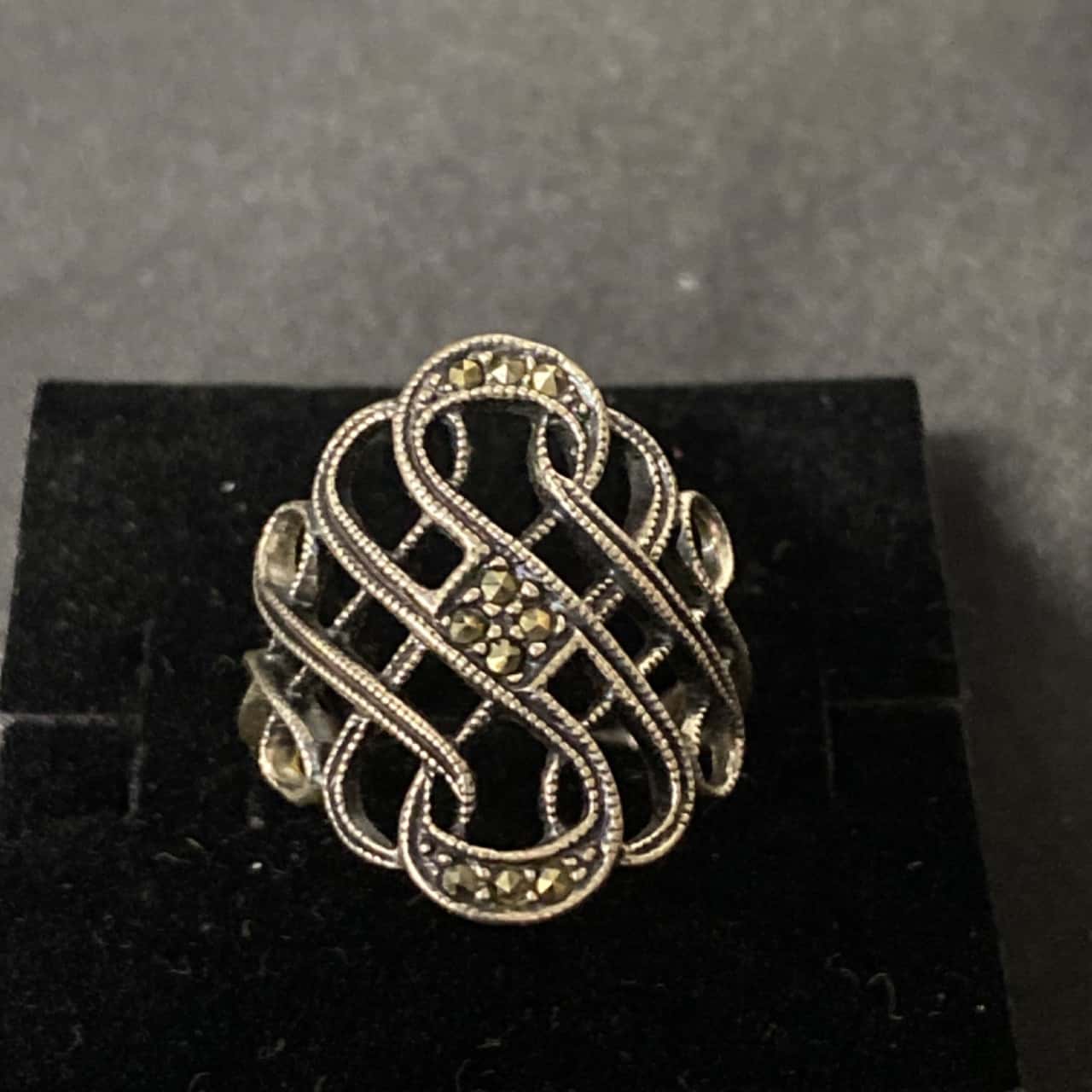 Sterling silver marcasite ring (s)