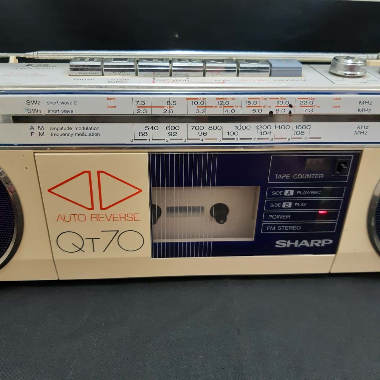 Vintage Sharp QT 70 Stereo Radio Cassette Recorder(s)