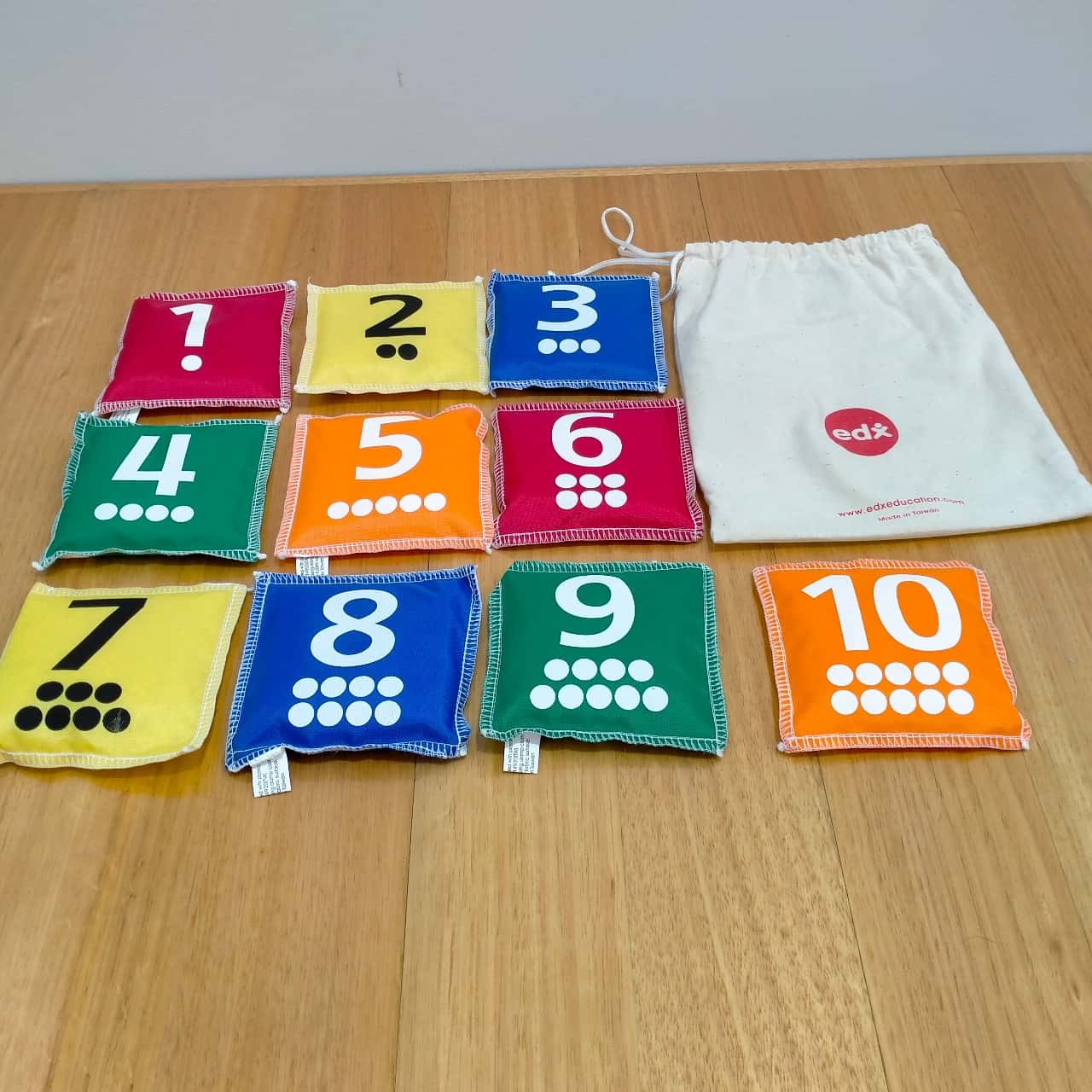 Edx Bean Bag Numbers 1 10 New S