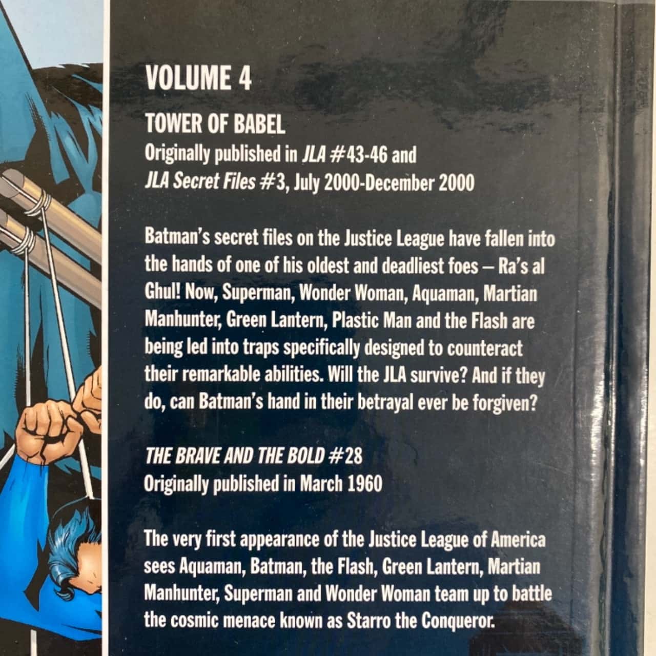 DC Comics Graphic Novel Collection Vol. 4 JLA: Tower Of Babel Hardcover(s)