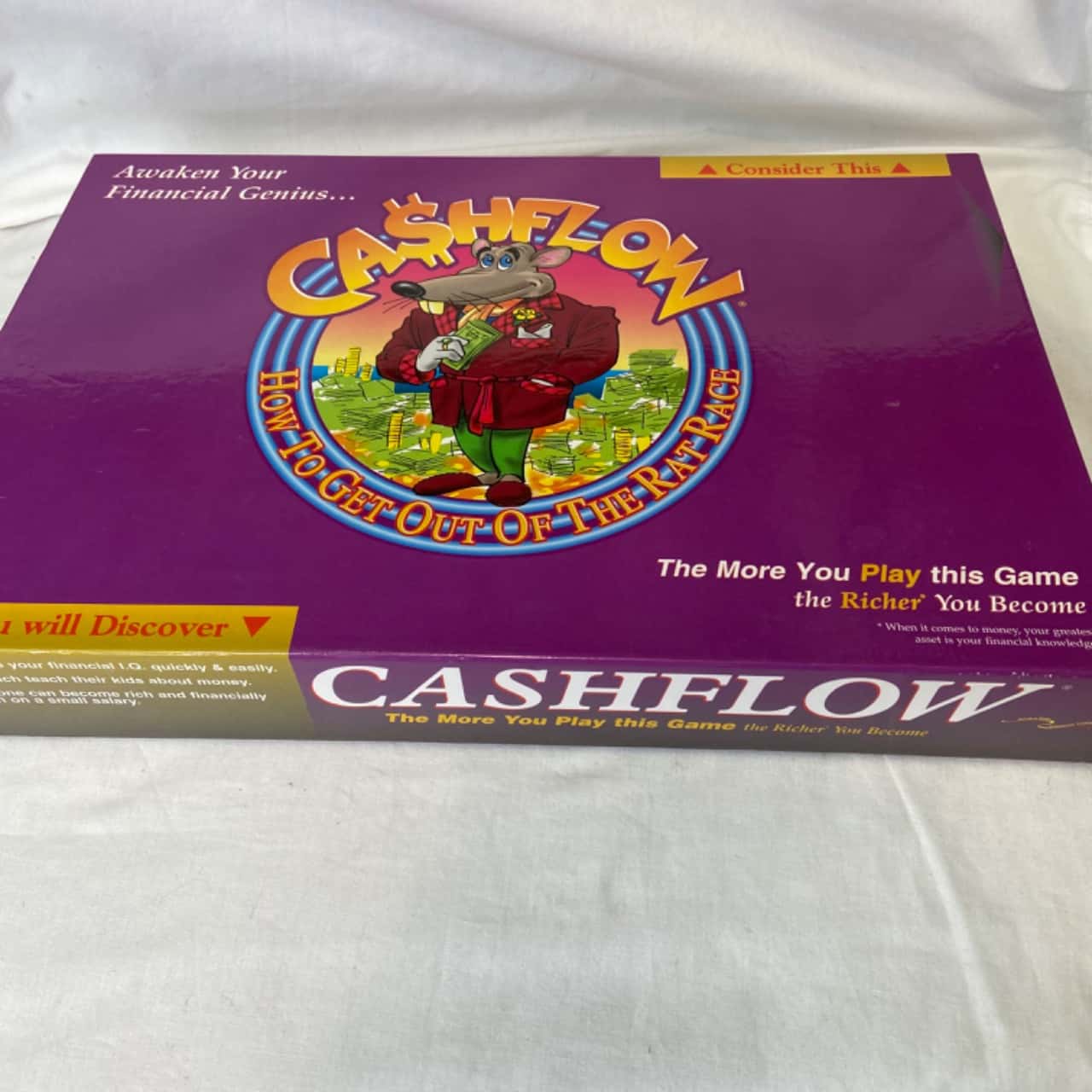 Cashflow Board Game With VHS Tape + Cassette Tapes Full Set(s)