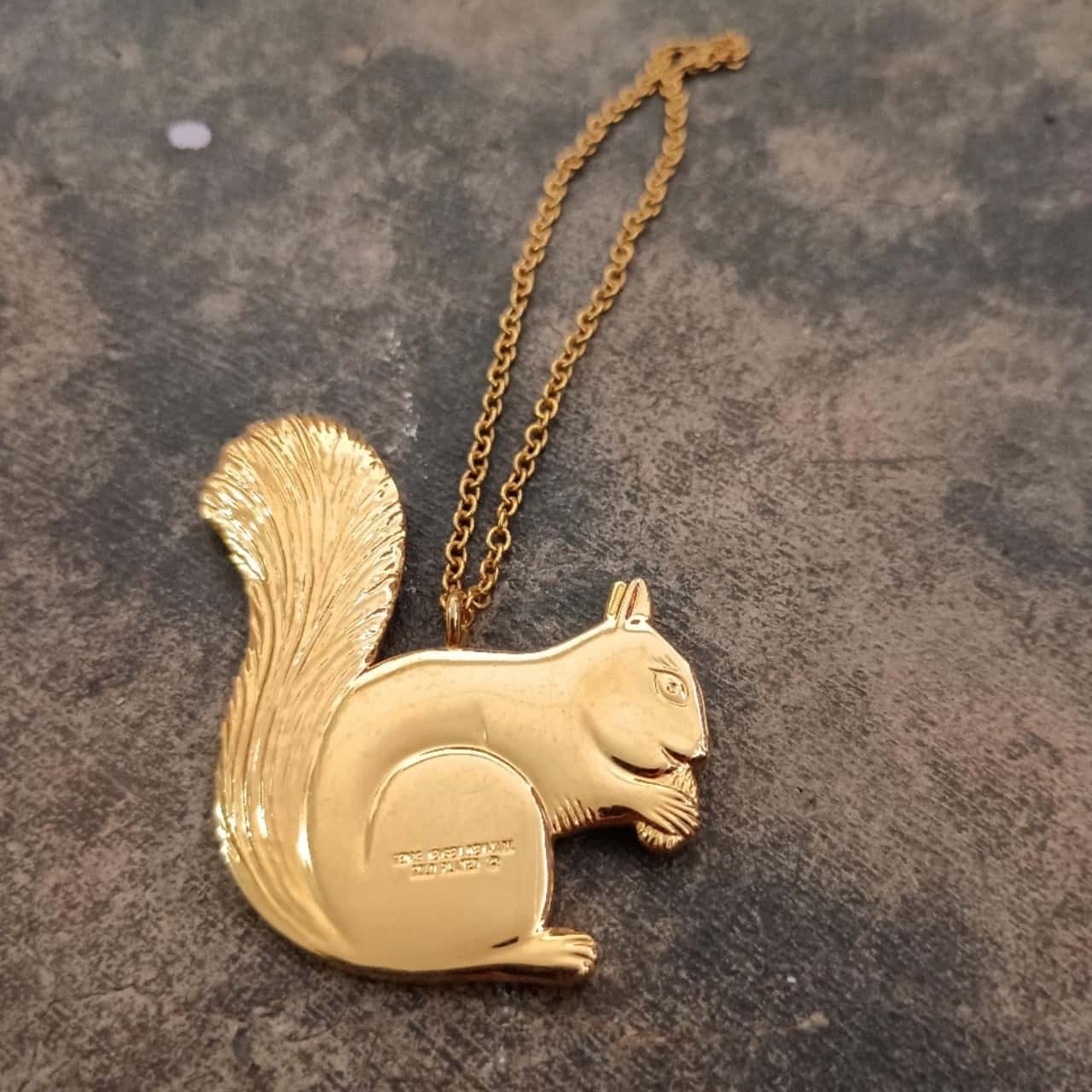 Georg Jensen Gold Plated Ornament - Squirrel(s)