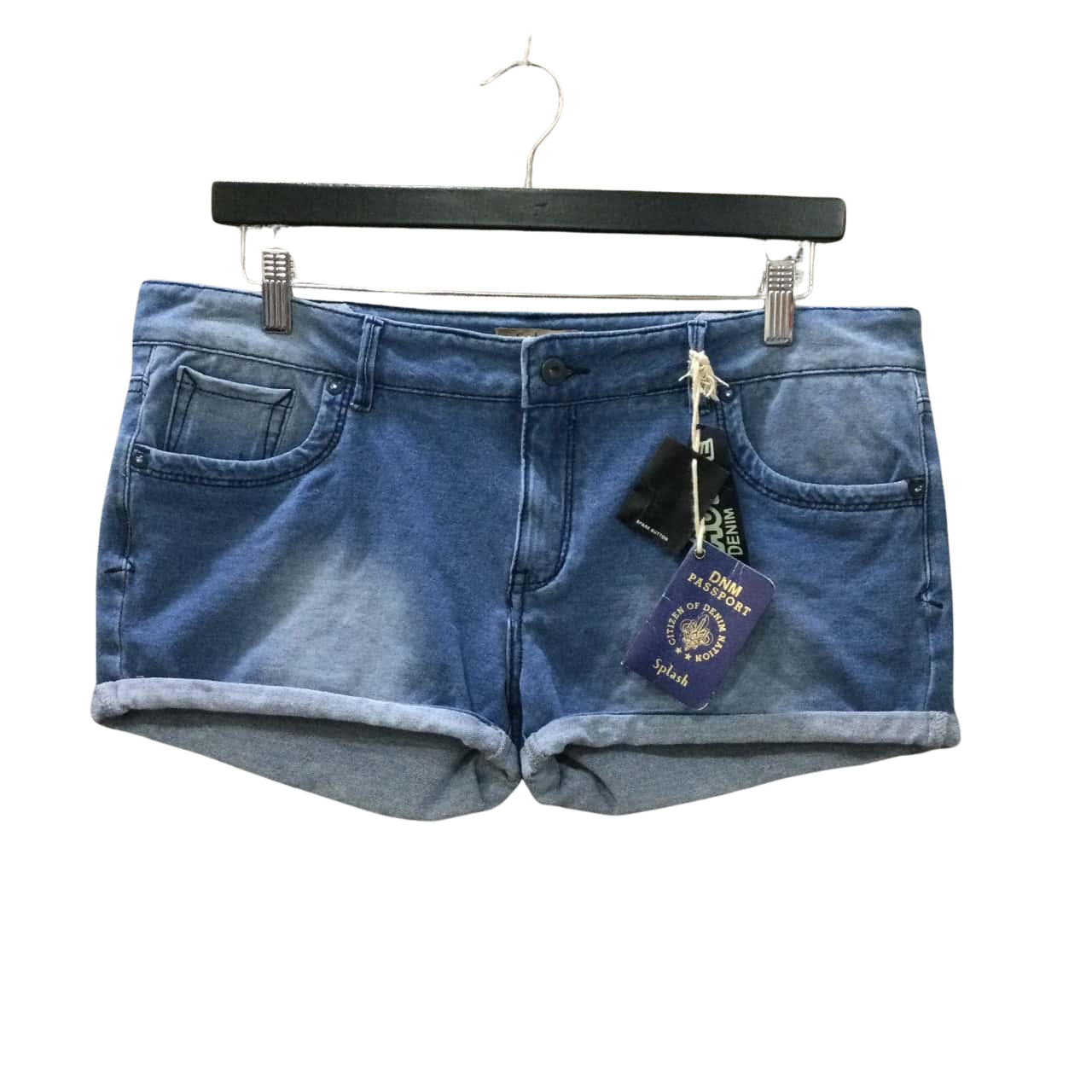 Splash Women's Size 36 Denim Shorts Blue BNWT