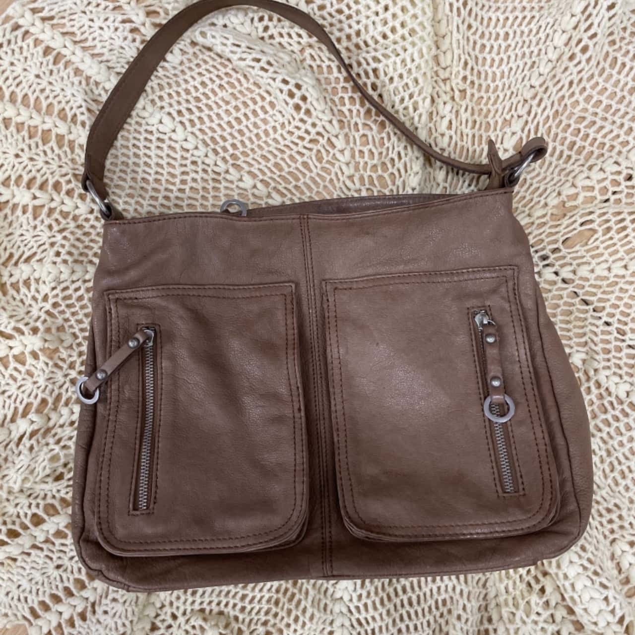 Lily Rose Mushroom Leather bag(s)
