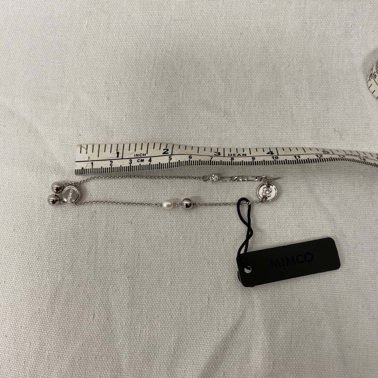 Mimco Charmed Wrist Adjustable 10cm Bracelet Silver