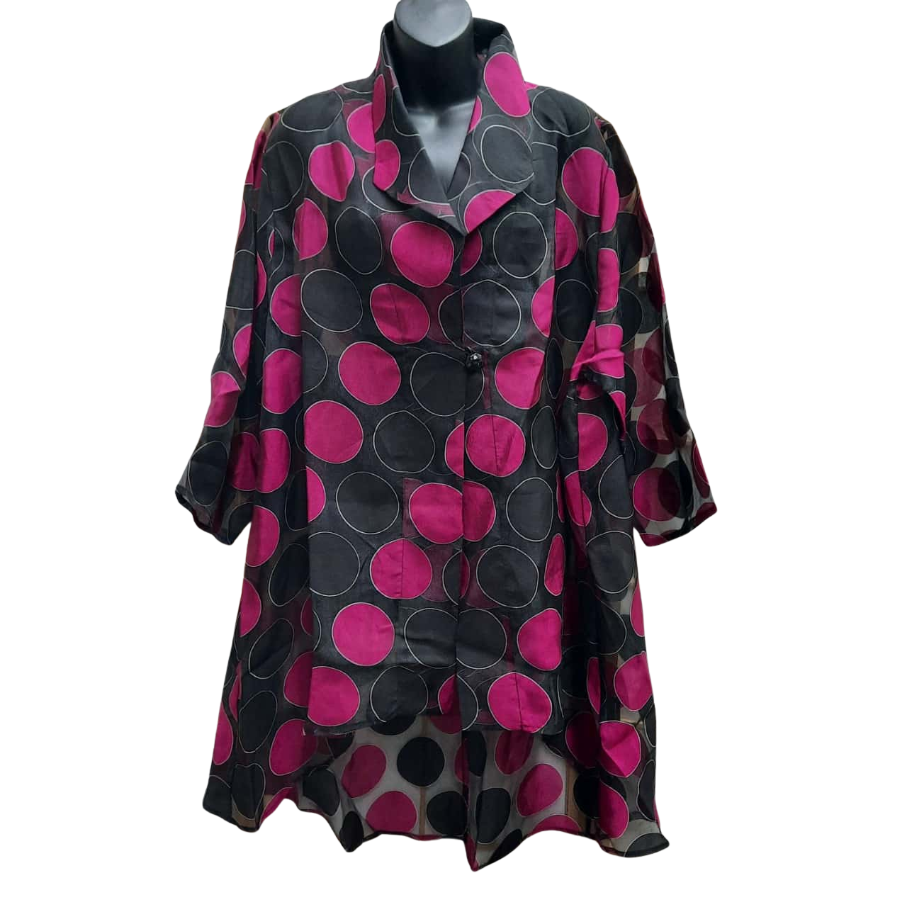 New With Tags TS by TAKING SHAPE Size 20 Spot Burnout Sheer Swing Jacket(s)