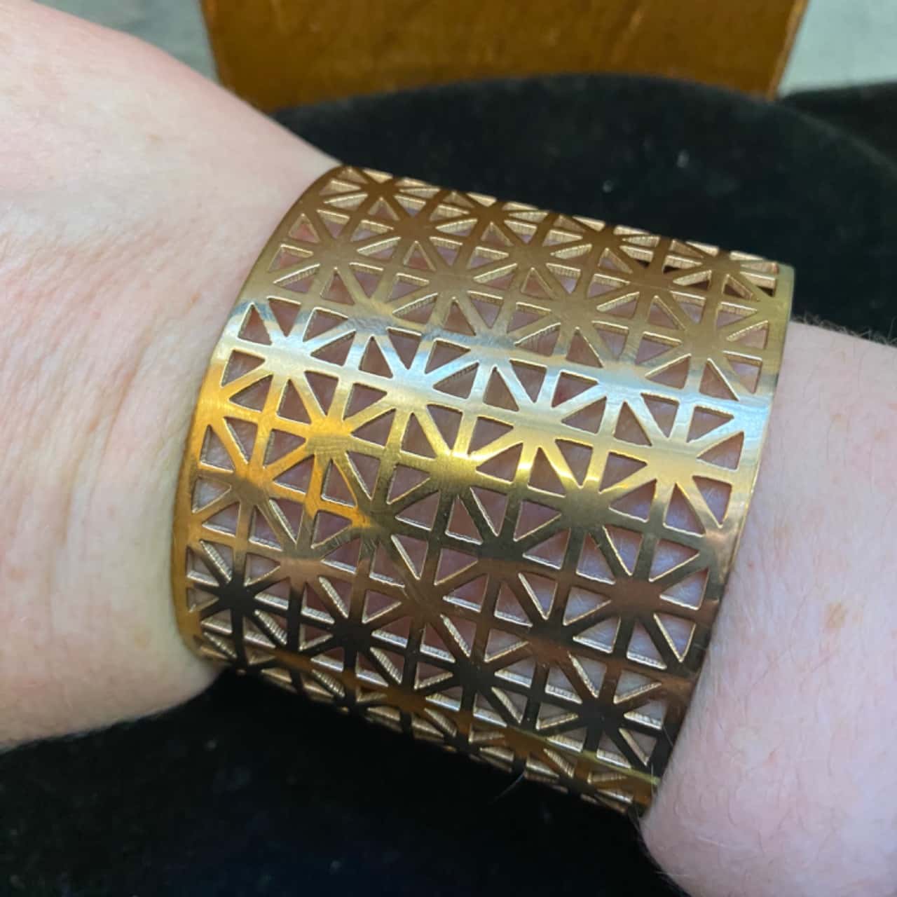 LOVE FROM VENUS Empower Gold Plated Cuff(s)