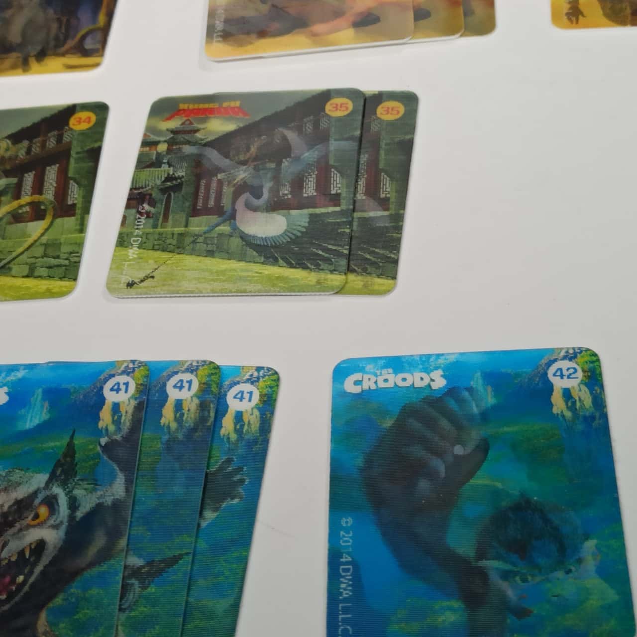 Woolworths Dreamworks Heroes Action Lenticular Cards (40) not a Set and ...