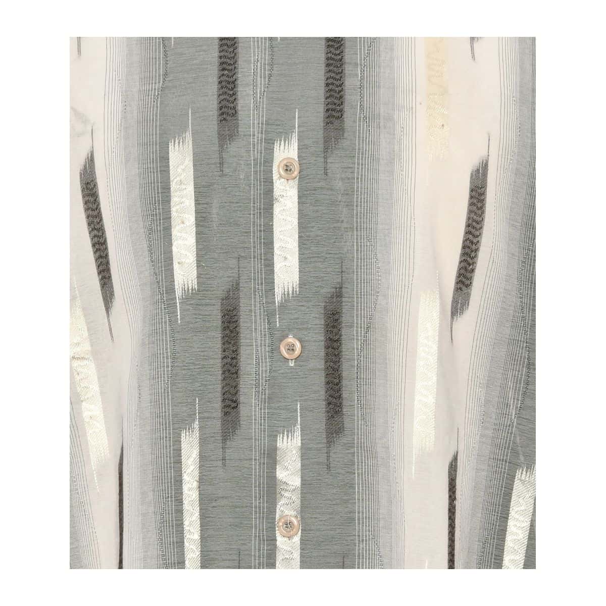 Pronti Mens Size XXL Striped Long Sleeve Shirt Grey/Cream(s)