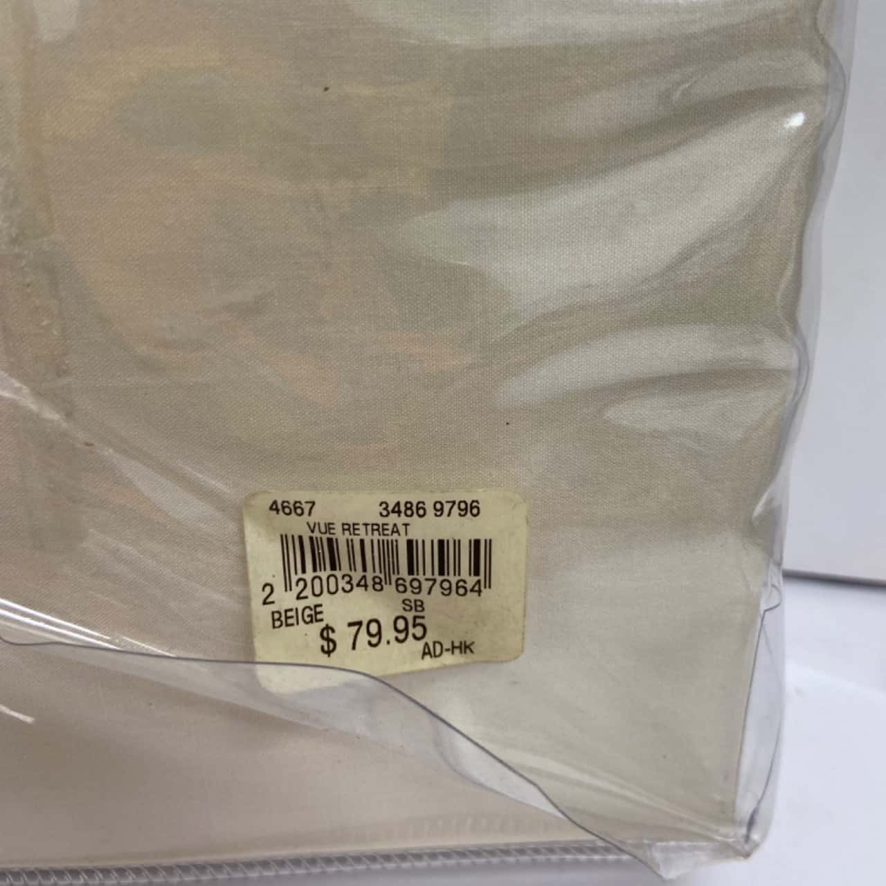 Vue 250 Thread Count Cotton Percale Single Bed Sheet Set Beige