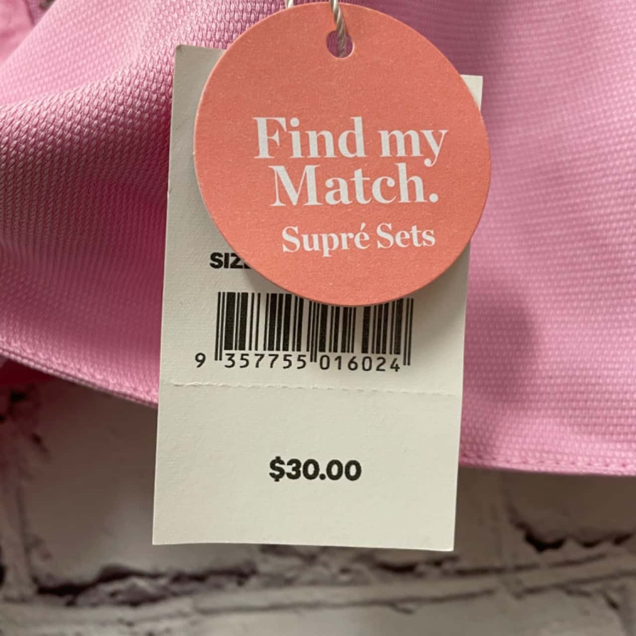 Supré Womens Size 10 Cropped Pink (s)