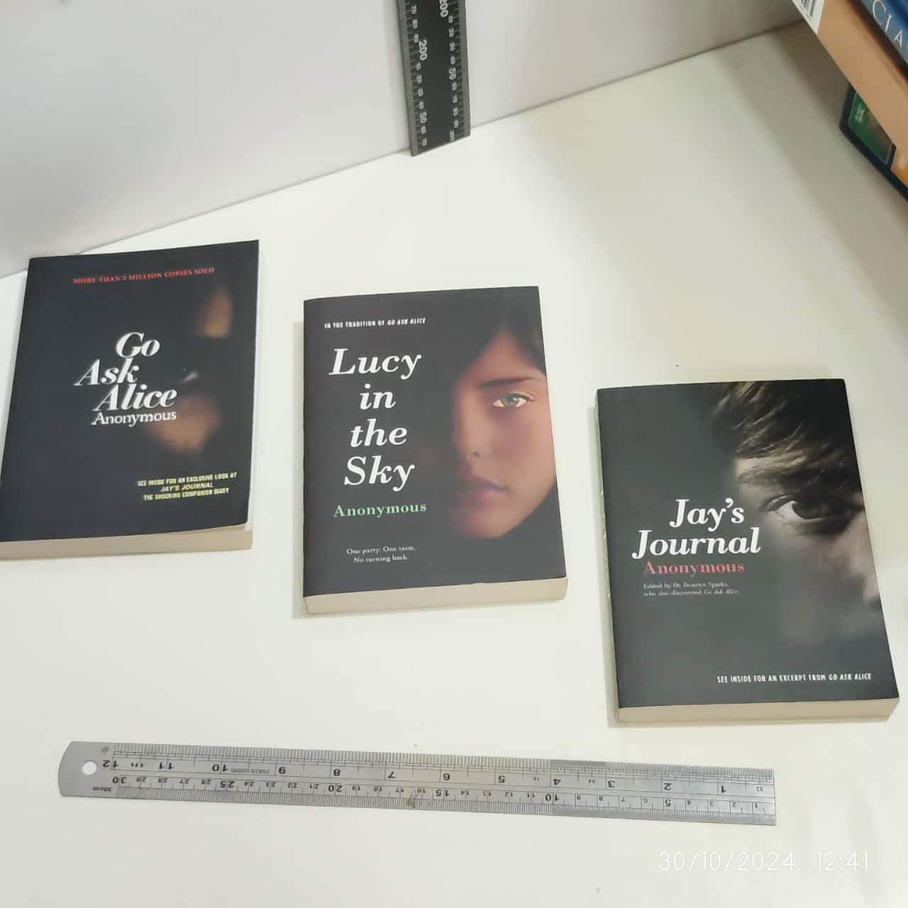Anonymous Novel Set Trio Books (s)