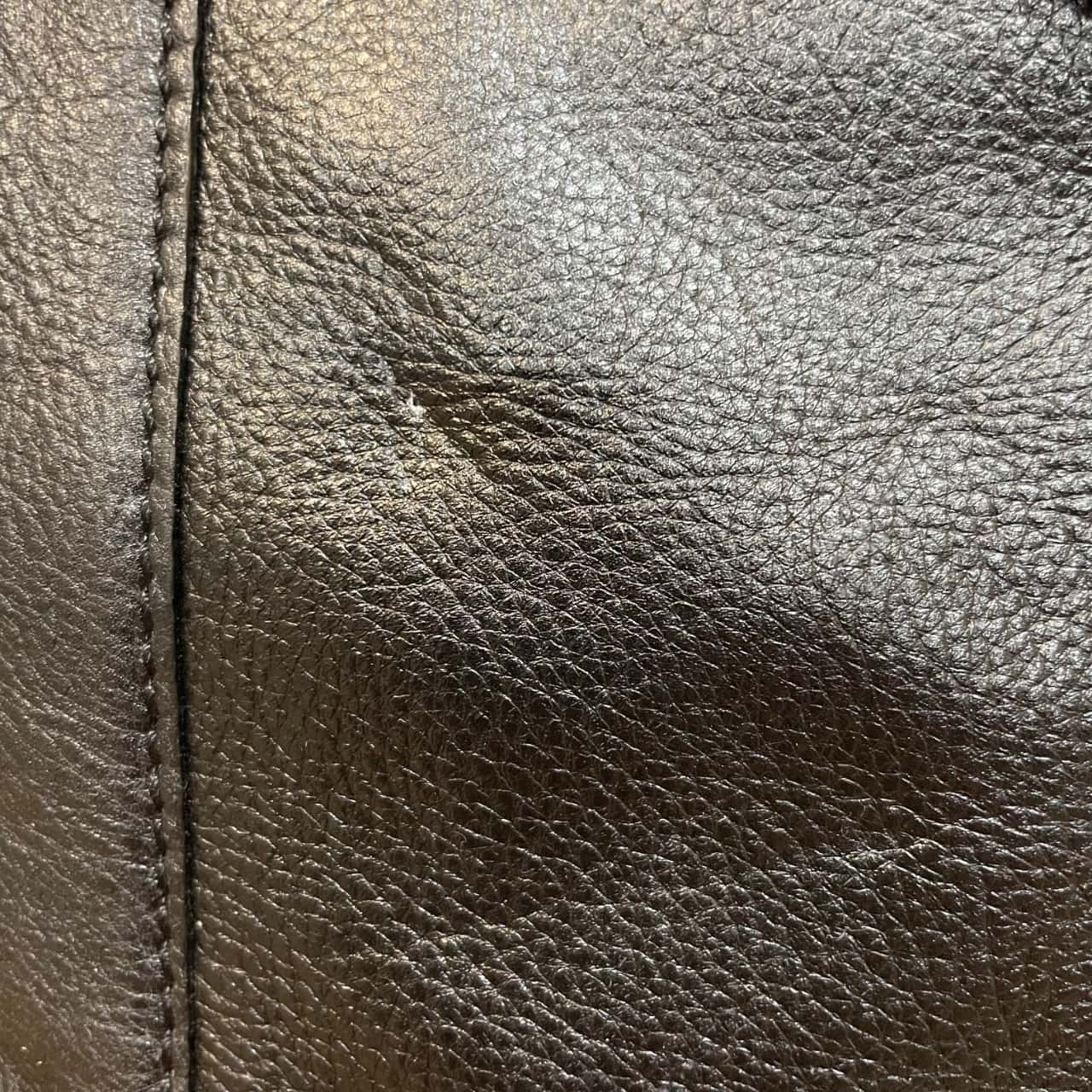 Jendi Black Leather Cross Body Bag - As Is, See Description