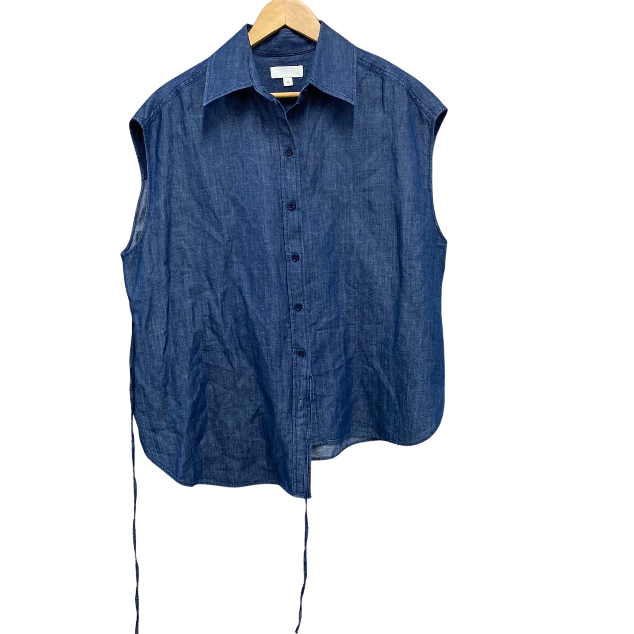 COS Womens Size 36 Sleeveless Top Blue (s)