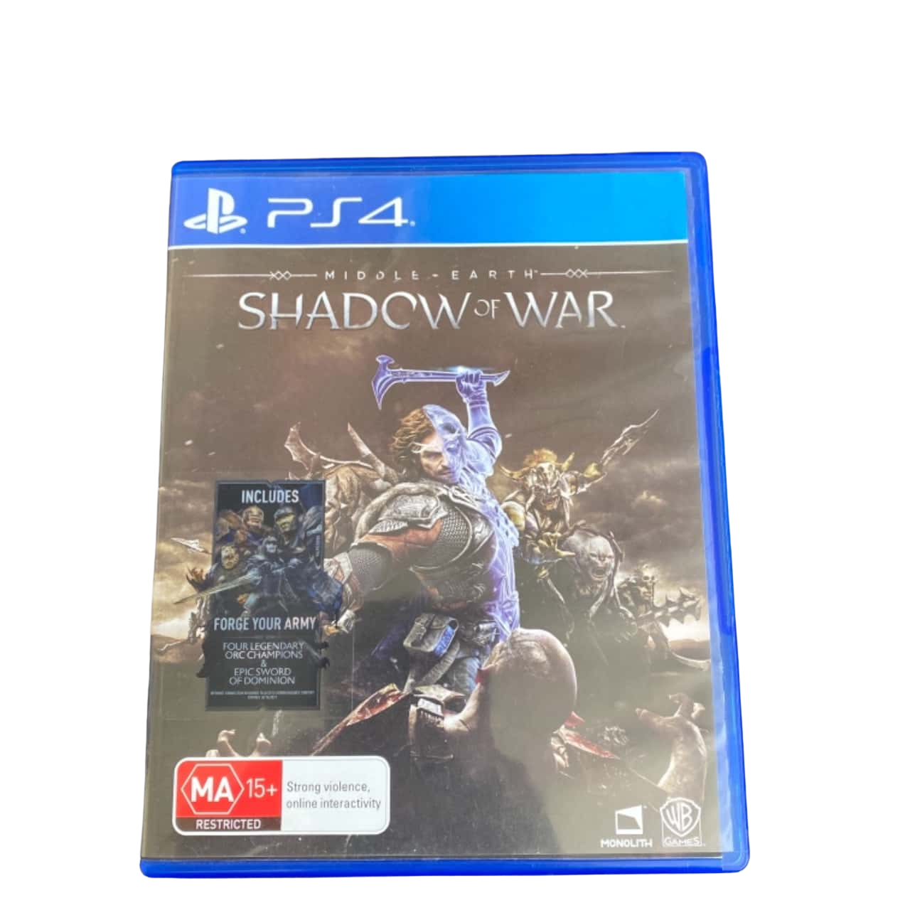 Middle Earth Shadow Of War PS4 Game