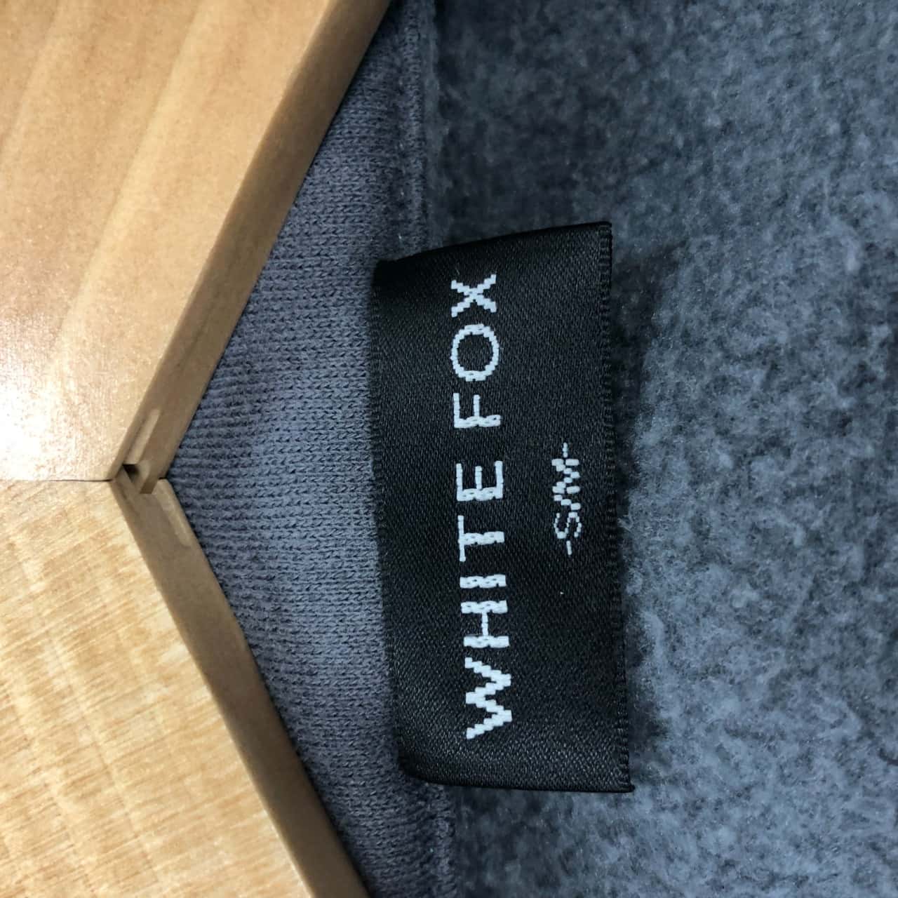 White Fox Project 5 Womens Size M / S Quarter Zip Jumper Grey (s)
