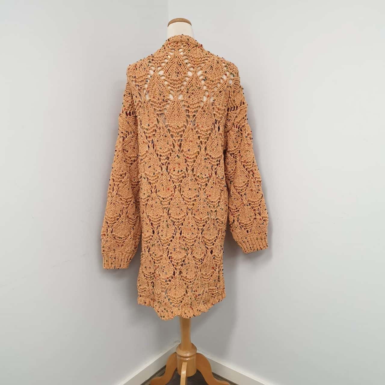 Jaase Gorgeous Womens Caramel & Multi Coloured Thread Chenille Long ...