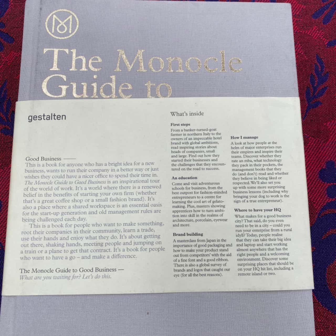 The monocle guide to a good business (s)