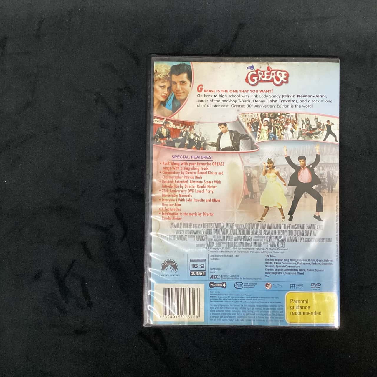 Grease Special Edition DVD with Jacket