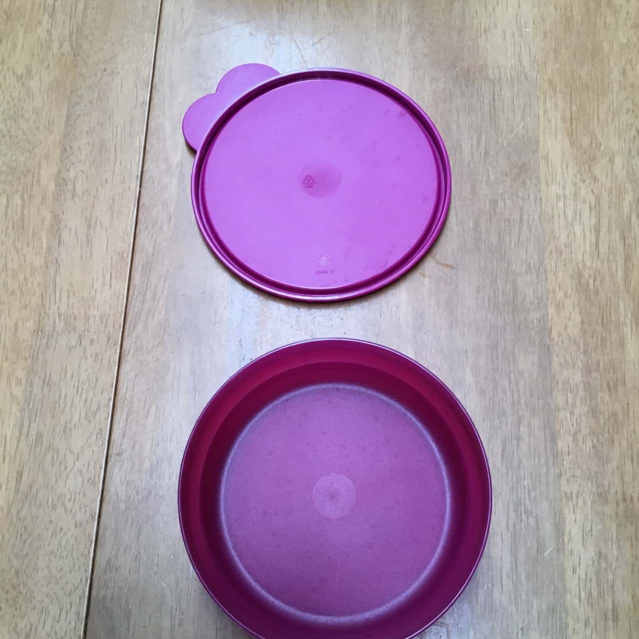 Tupperware Purple Container With Butterfly Tab 2415C-2