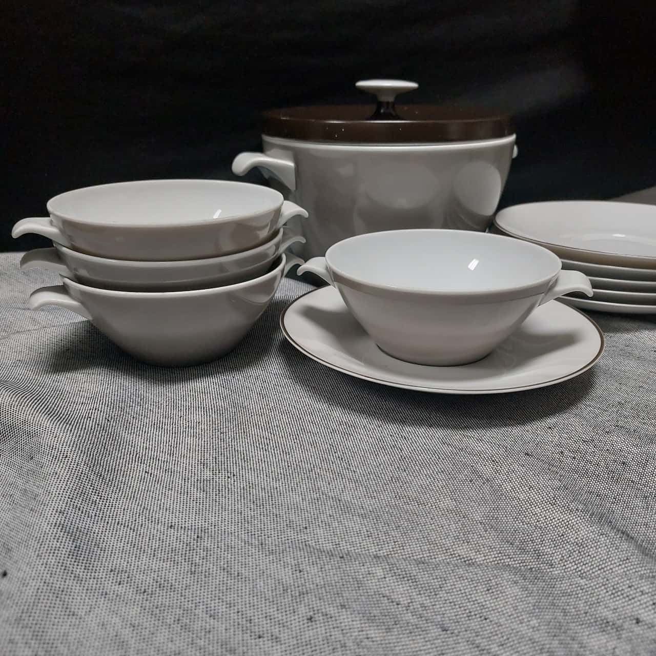 Fairwood Schonwald dessert cups,plates and dish